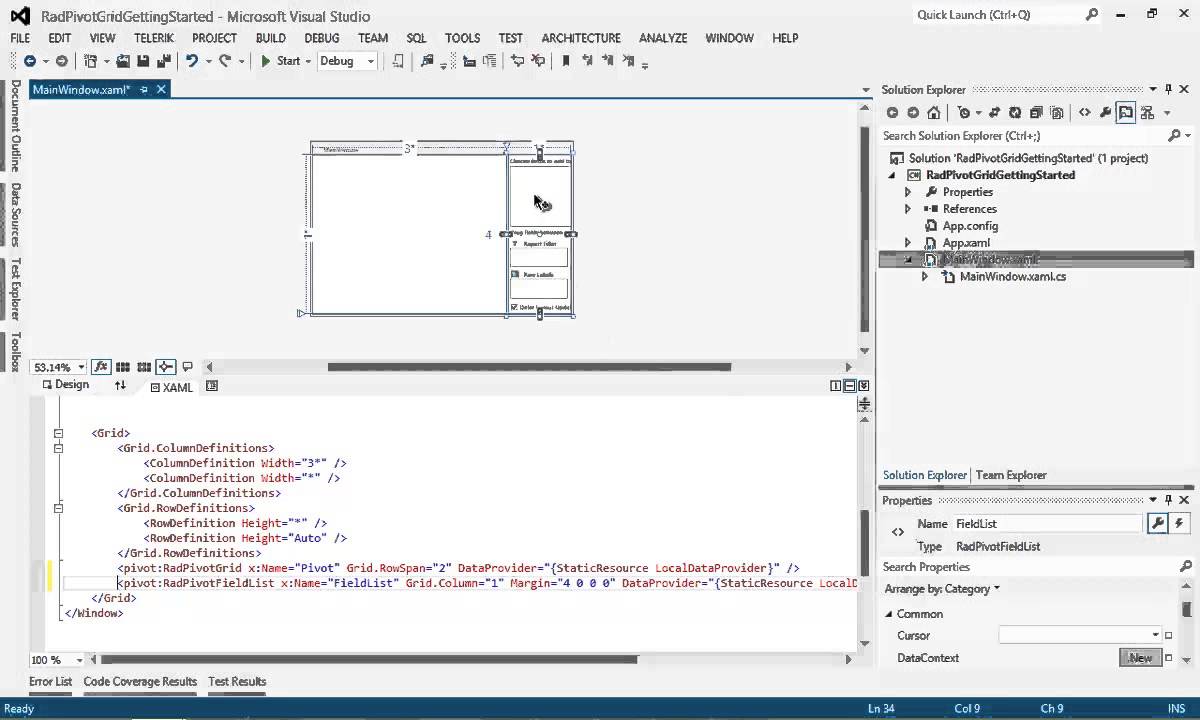 PivotGrid: Using RadPivotFieldList with RadPivotGrid (Silverlight & WPF) - YouTube