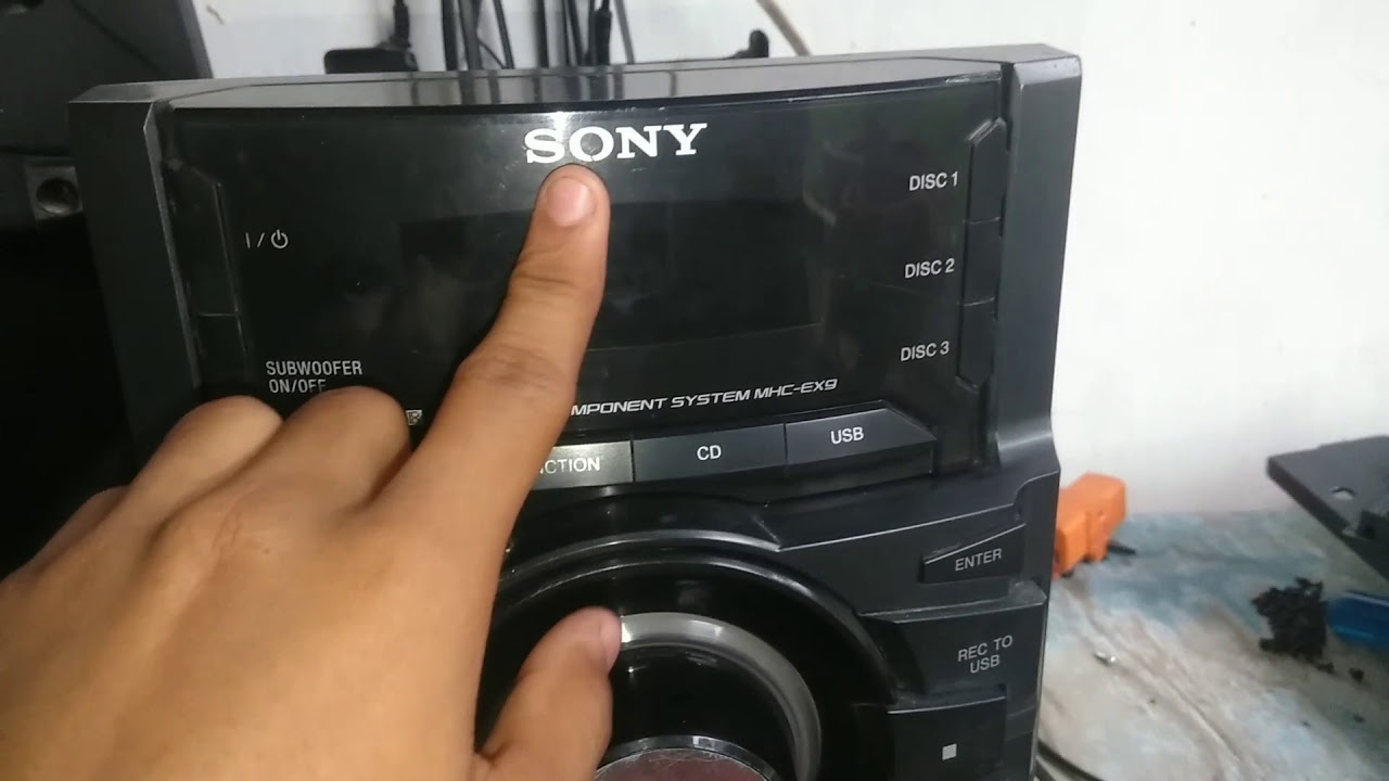 minicomponente Sony mhc-ex9 falla PROTECT soluciones - YouTube