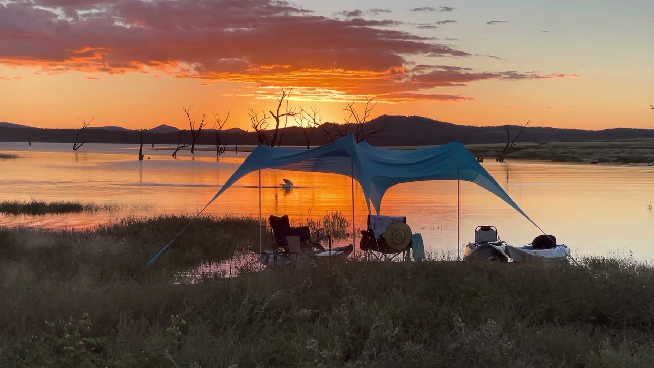 Keepit Dam sunset Easter 2021 - YouTube