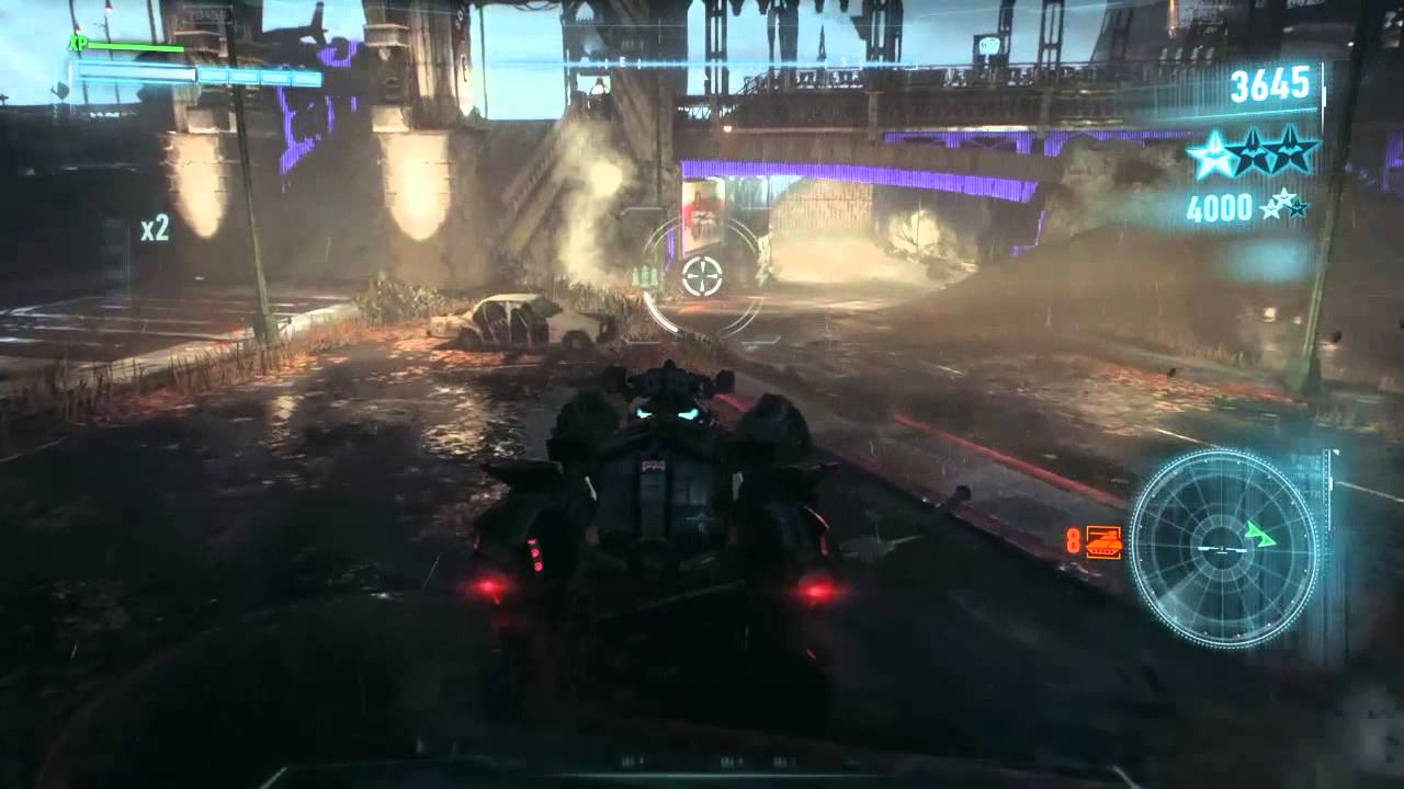 Batman Arkham Knight | DLC 1966 Batmobile skin showcase - YouTube