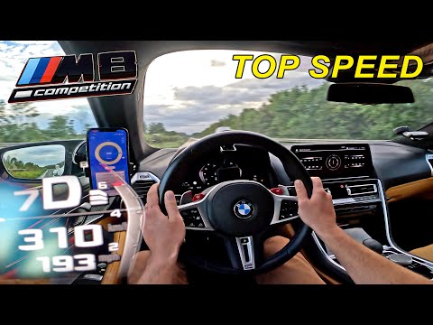 2024 BMW M8 COMPETITION // TOP SPEED on UNLIMITED AUTOBAHN