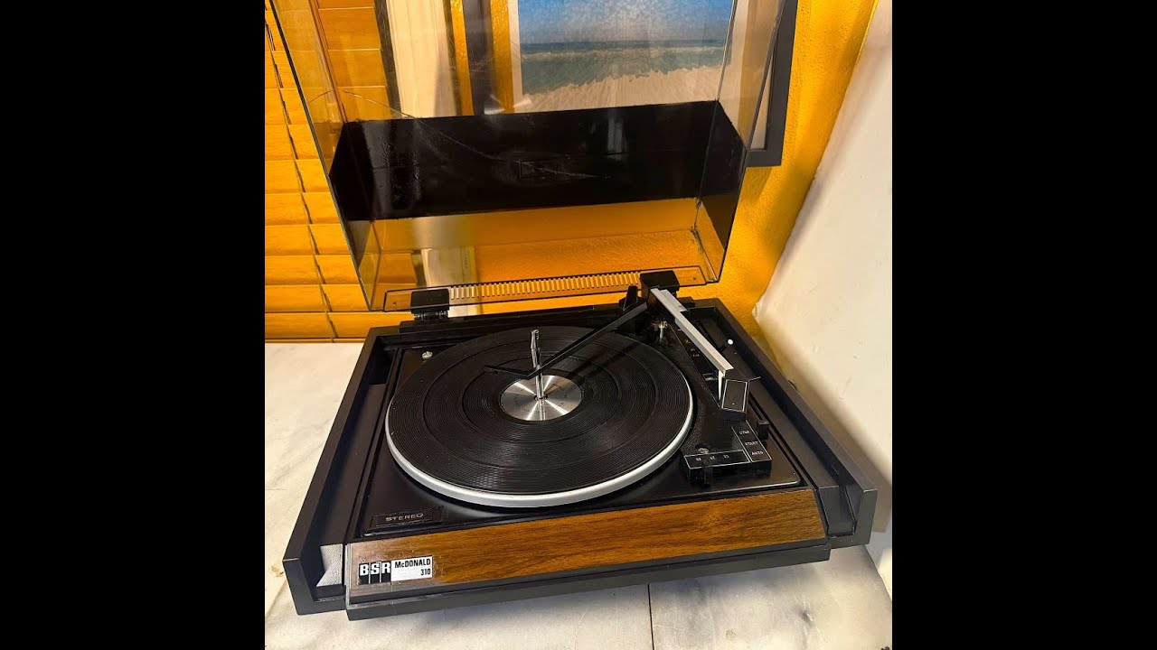 Fully Serviced BSR 310 Three Speed Automatic Stacking Record Changer ...