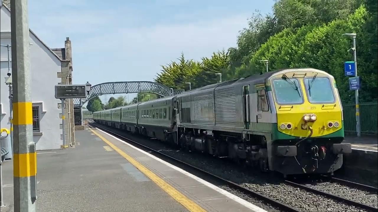 Irish Rail Class 201/MK 4, Intercity, Hazelhatch & Celbridge - YouTube