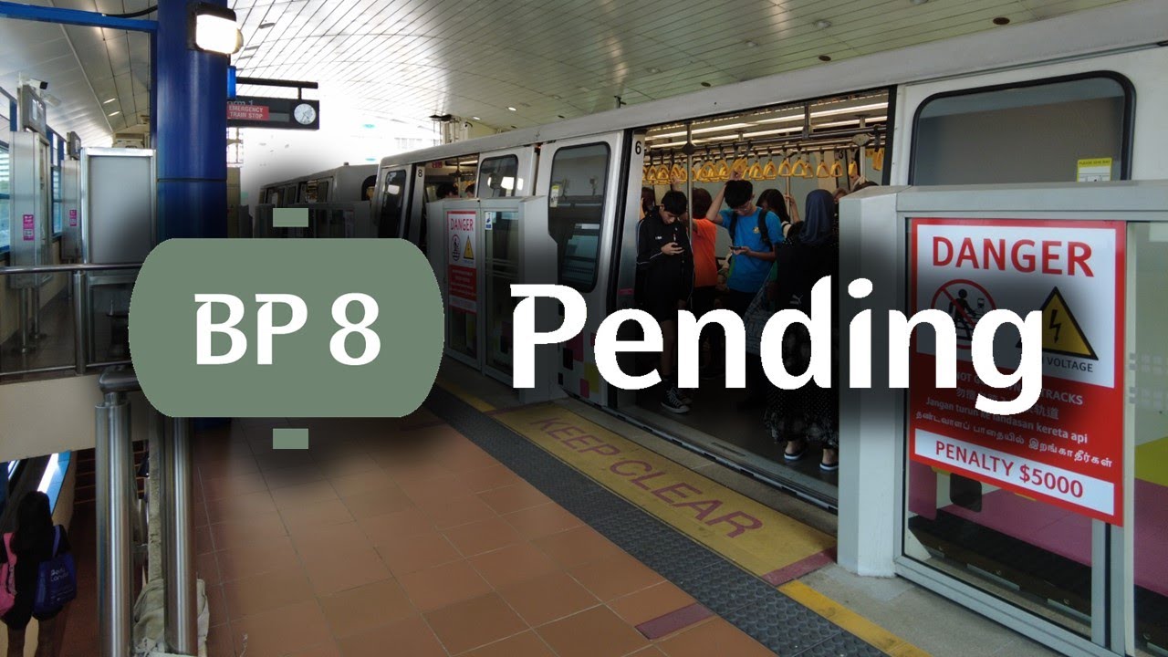 BP8 Pending LRT Station: Platforms to Exit | Bukit Panjang LRT - YouTube