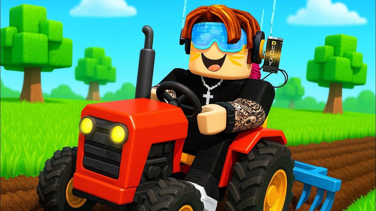 Roblox Build a Tractor 🚜 | Epic Farm Plowing & Tractor Upgrades ...