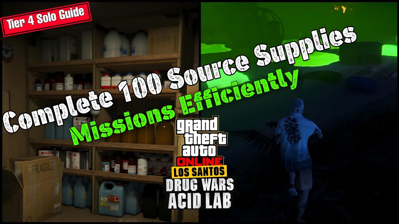 GTA Online: 100 Source Supplies For The Acid Lab Efficiently - YouTube