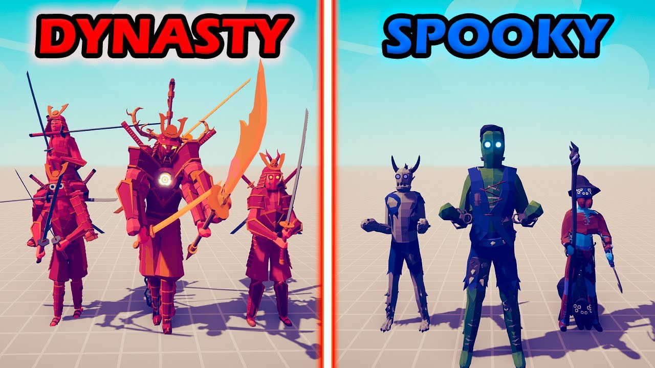 NEW DYNASTY TEAM vs NEW SPOOKY TEAM - Totally Accurate Battle Simulator ...