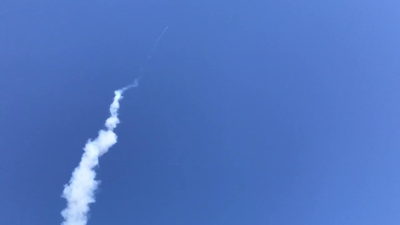 Early Test Firing of Rocket - YouTube