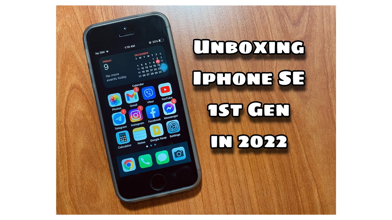 Iphone SE 1st Gen Unboxing in 2022 - YouTube