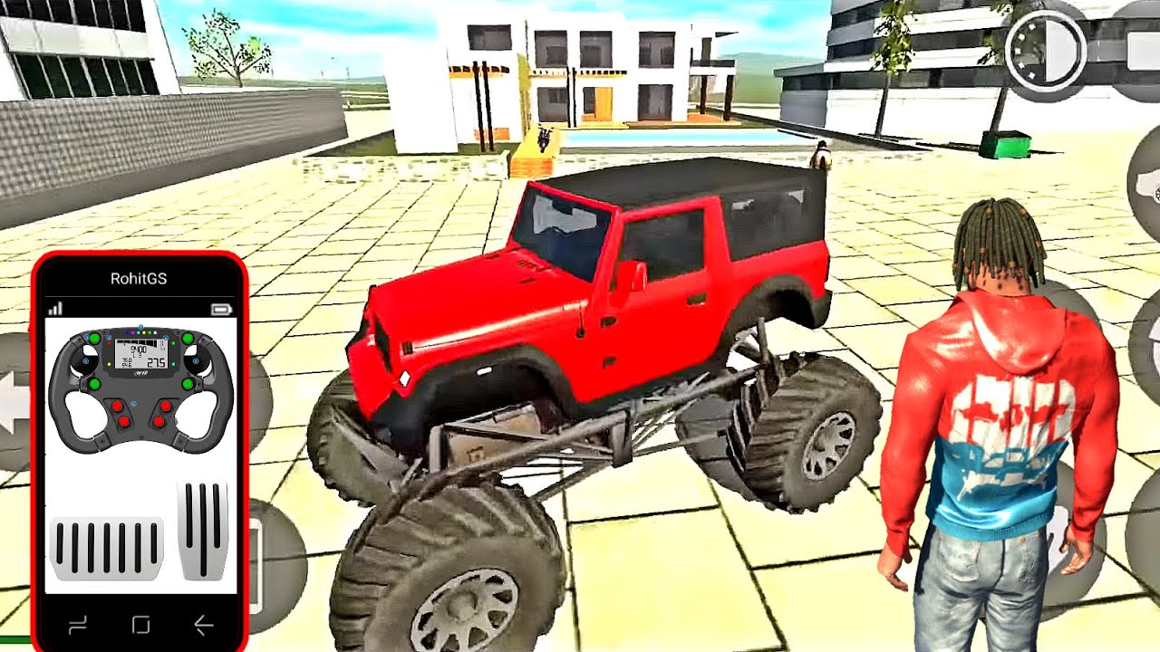 THAR MONSTER TRUCK CHEAT CODE Colour changing indian Bikes Driving 3D CODE Indian bike game 3d ...