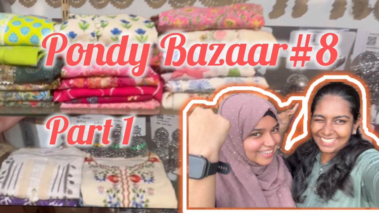 Pondy Bazaar part-1 | Fashions |@Riafa_vlogs - YouTube