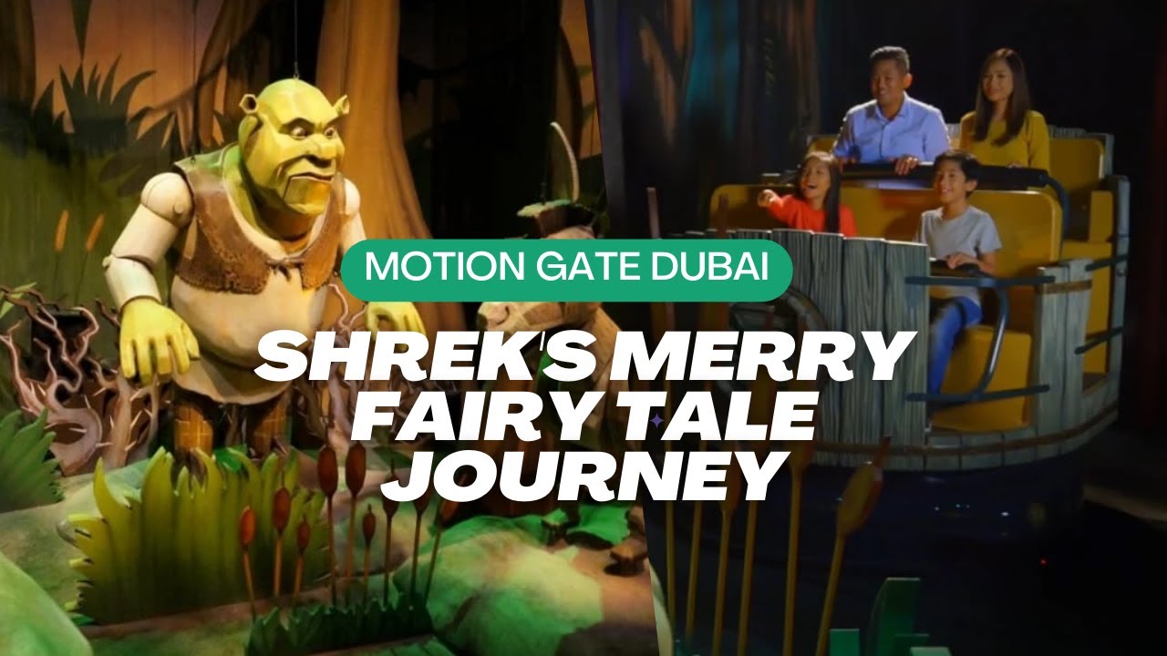 Motiongate Dubai | Shrek's Merry Fairy Tale Journey (on-board HD) - YouTube