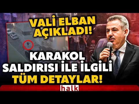 Polis karakoluna kanlı saldırı! İzmir Valisi Süleyman Elban saldırının tüm detaylarını açıkladı!