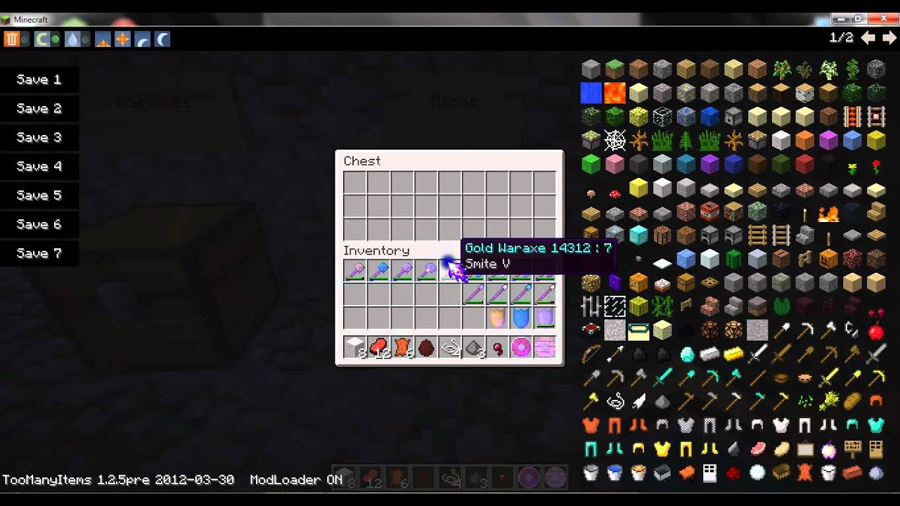 Battle Gear Mod for Minecraft 1.2.5 - YouTube