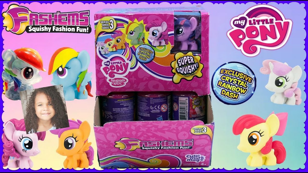NEW My Little Pony Fashems Series 3 Exclusive Crystal Edition - YouTube