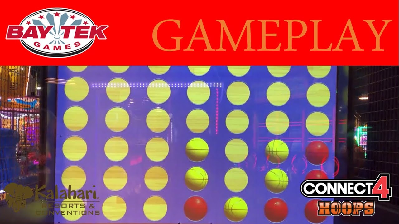 Connect 4 Hoops - Easy - 50 Tickets - YouTube