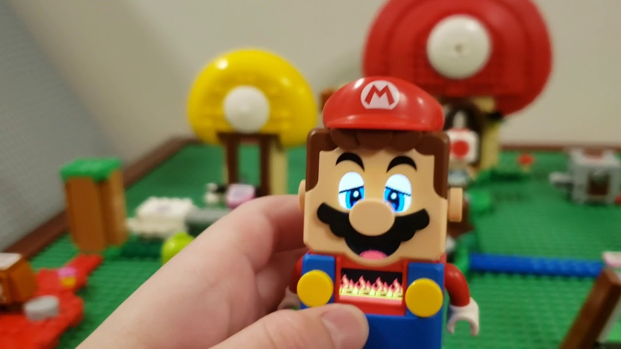 Lego Super Mario gets Dizzy - YouTube