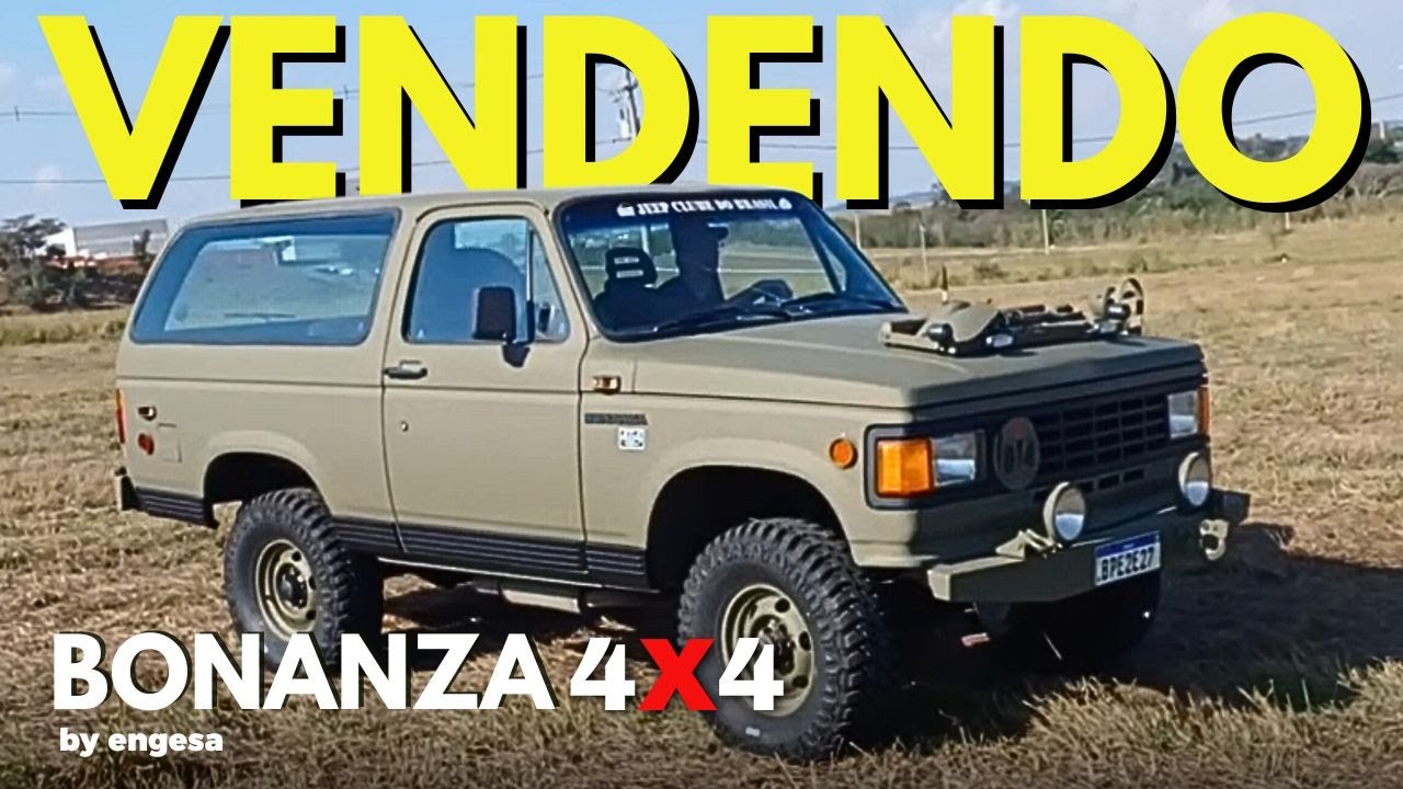 A incrível Bonanza 4x4 by Engesa 1989 da Garagem da Militaria pode ser ...