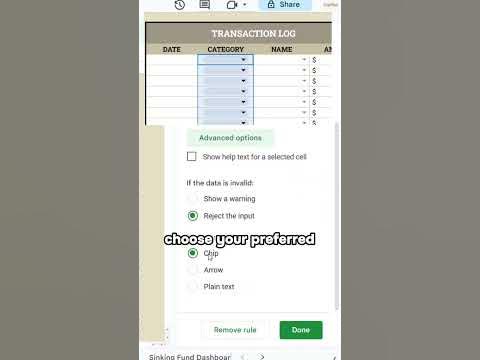 Dropdown function in Google Sheet! #googlesheets #googlesheetstips #googlesheettutorial - YouTube