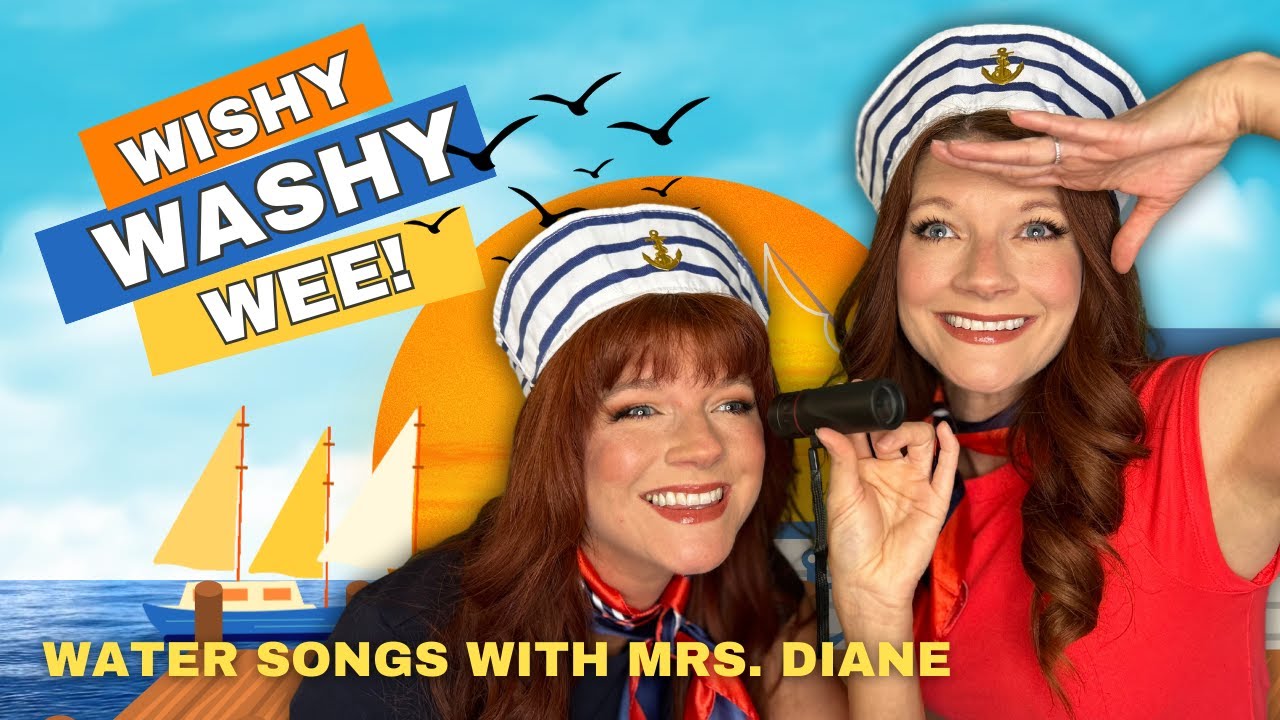Wishy Washy Wee! 🌊 Fun Water Song for Kids | Mrs. Diane's Sing & Dance ...
