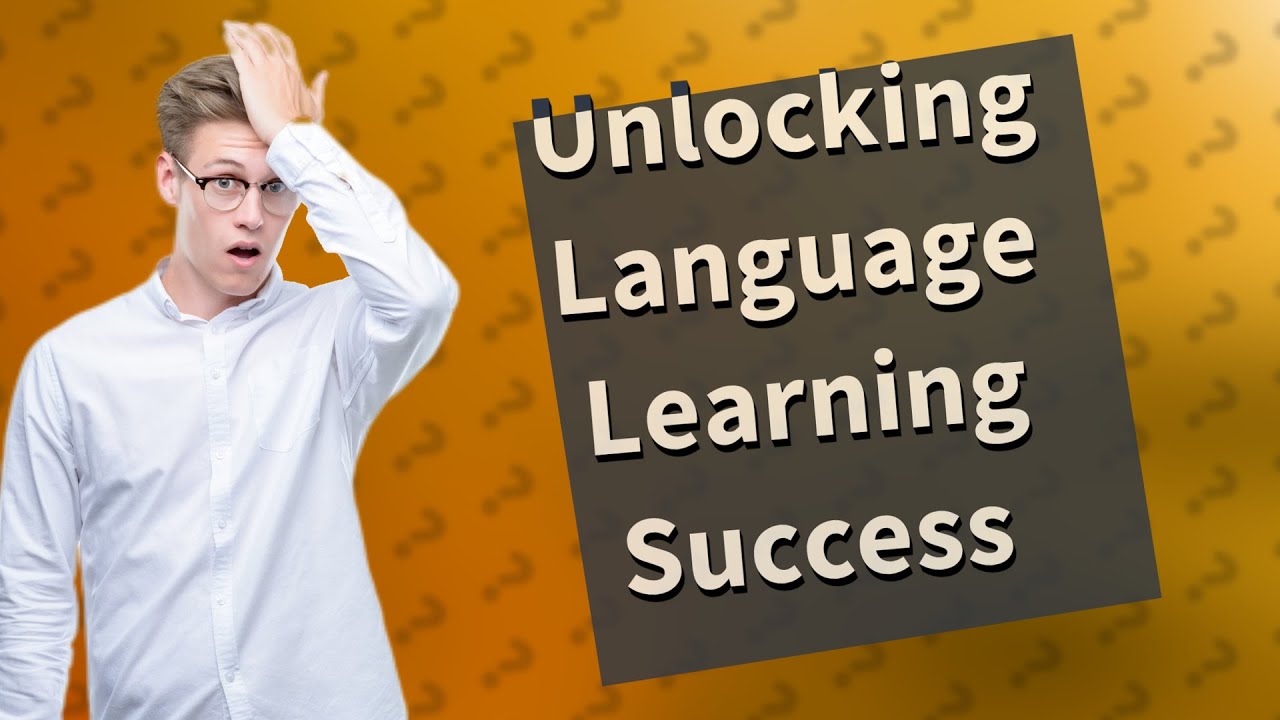 How Can I Best Measure My Language Learning Success? - YouTube