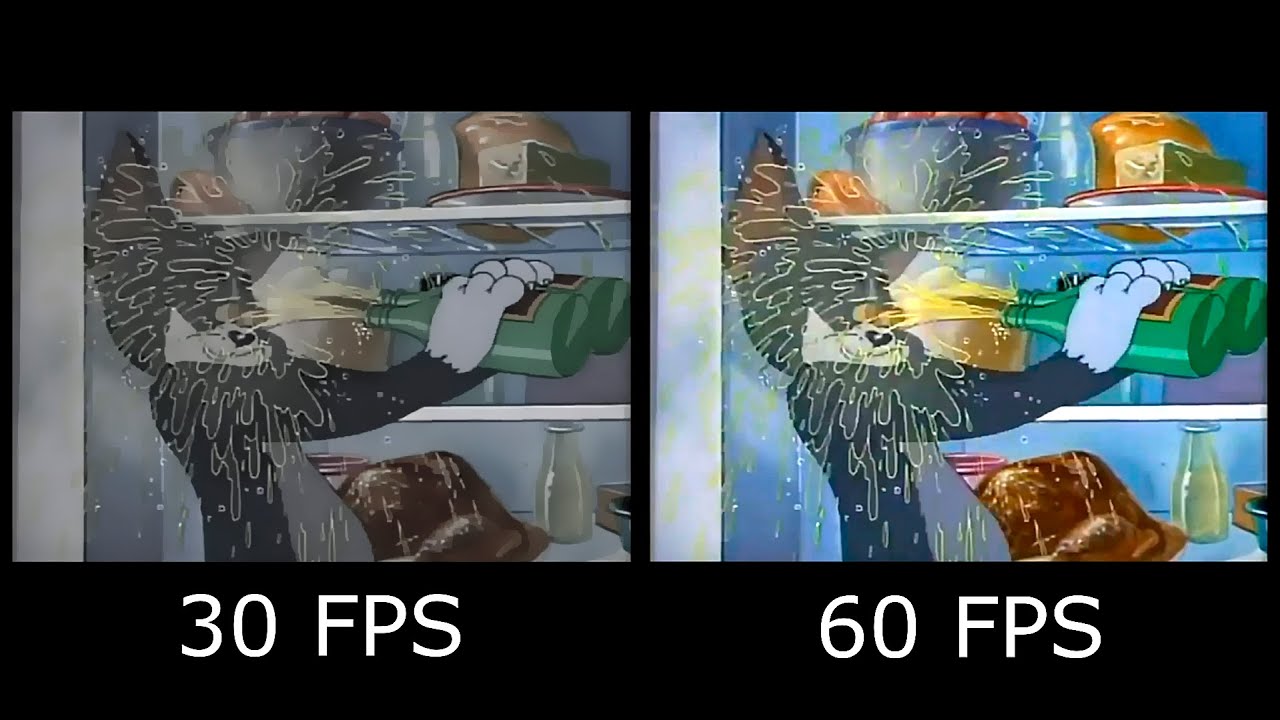 Tom and Jerry 30 VS 60 FPS - YouTube