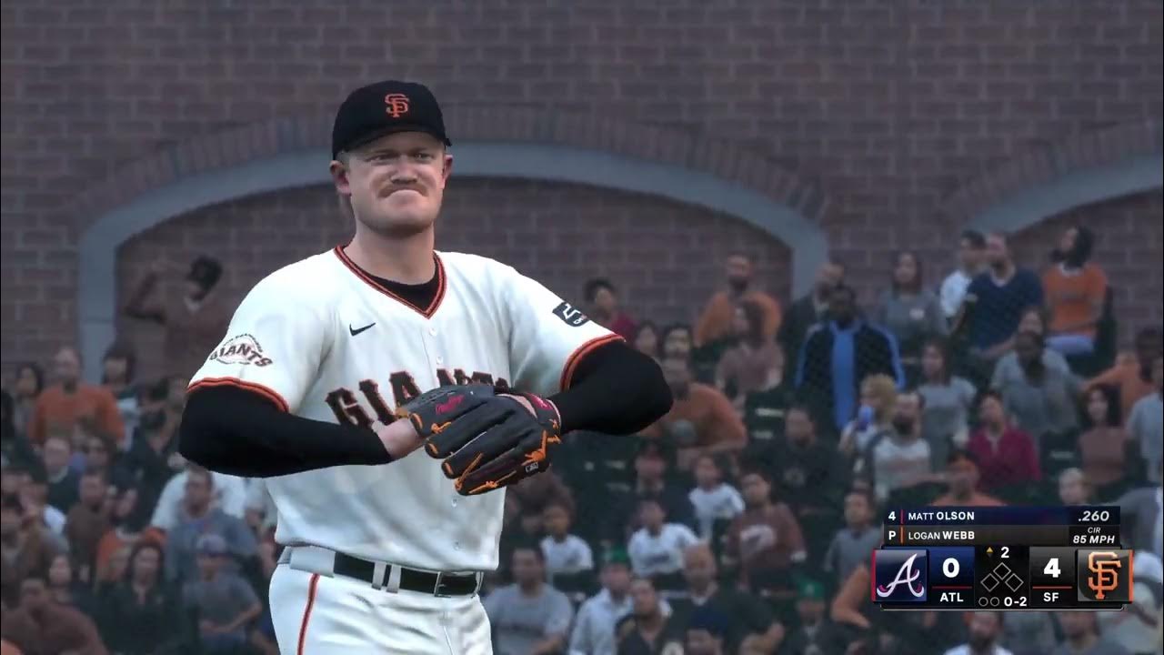 【MLB】#120 サンフランシスコ・ジャイアンツ VS アトランタ・ブレーブス【MLB The Show 24】 - YouTube