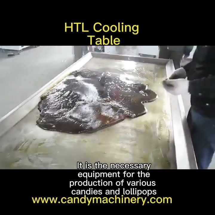 Are you interested in Cooling table to make candy and lollipop? - YouTube