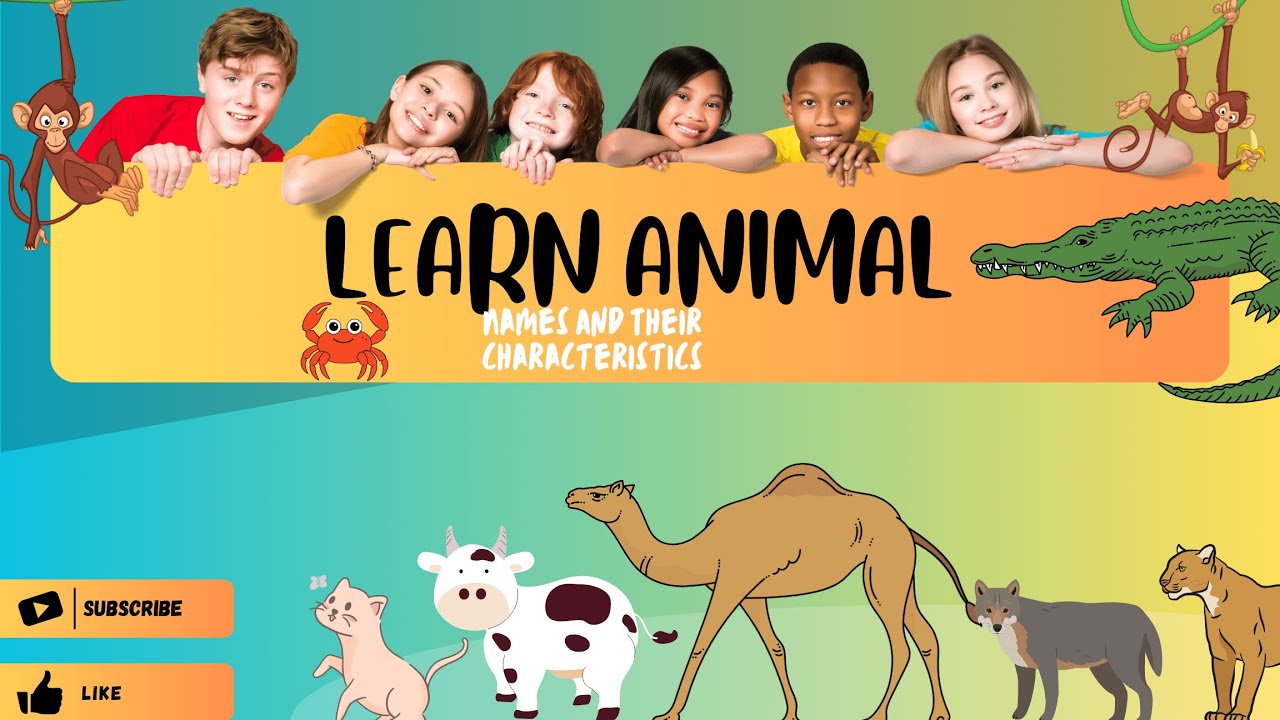 Learn wild Animals life and their characteristics | Camel, Cow, Cat ...