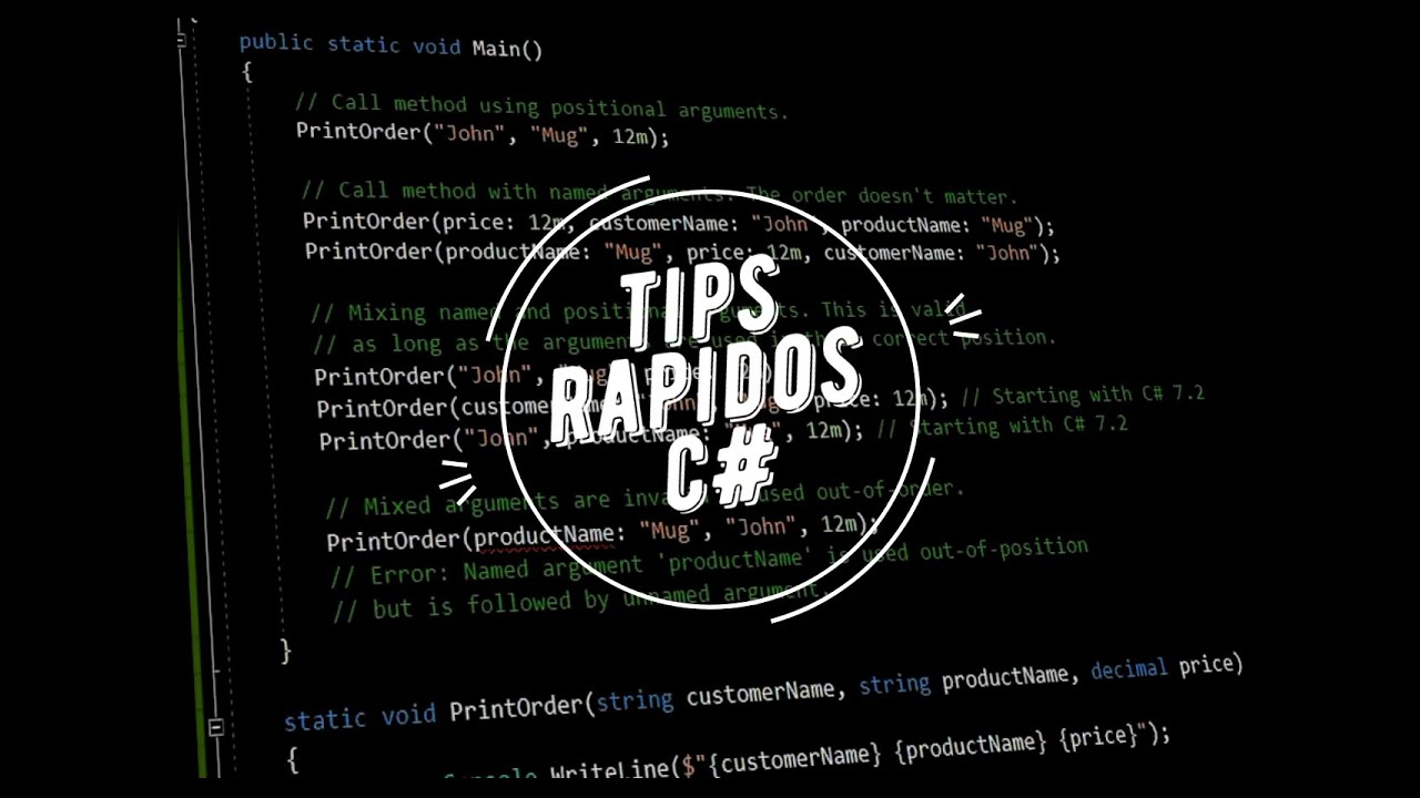 Tips rapidos en C#/ switch - YouTube