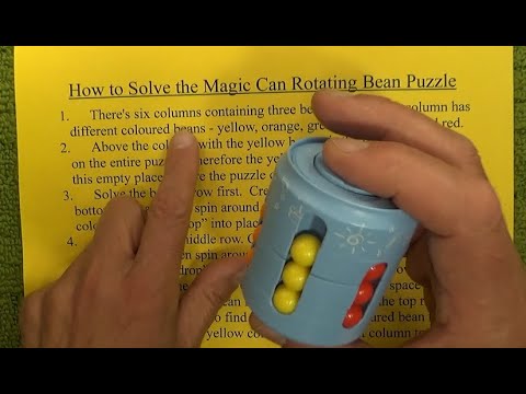How to Solve the Cans Bean Puzzle - Magic Can Rotating Bean Spinner ...