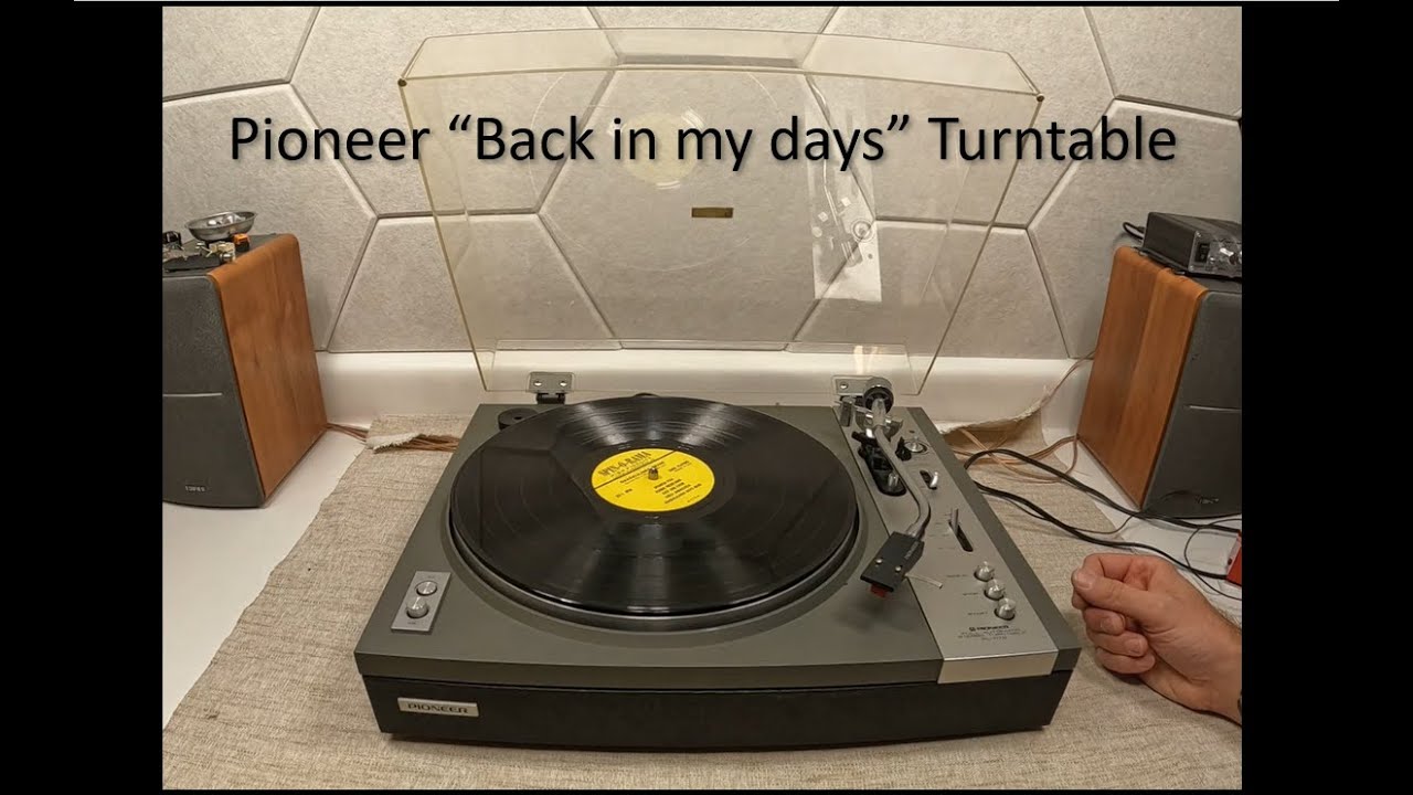 Pioneer PL-117D Turntable - Review - Solid classic 70s record player ...