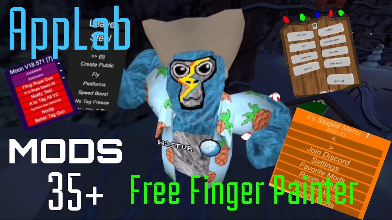 Best Gtag Copy RN 35+ Mods ON APPLAB WITH A FREE FINGER PAINTER (Cookie ...