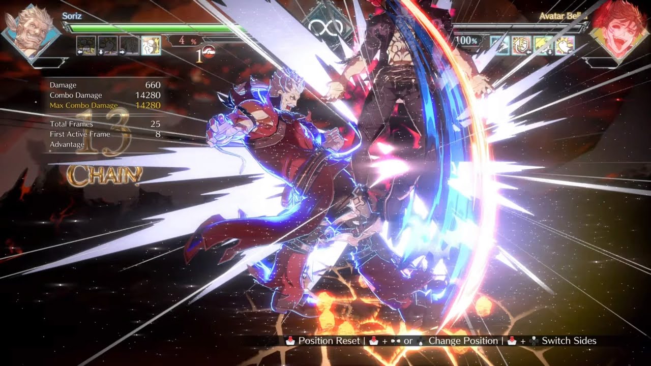 Soriz TOD Combo on Avatar Belial with 0 Bravery Points - Granblue ...