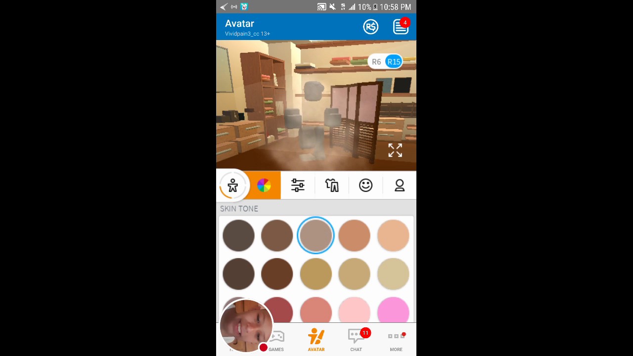 ROBLOX HOW TO CHANGE YOUR SKIN COLLER - YouTube