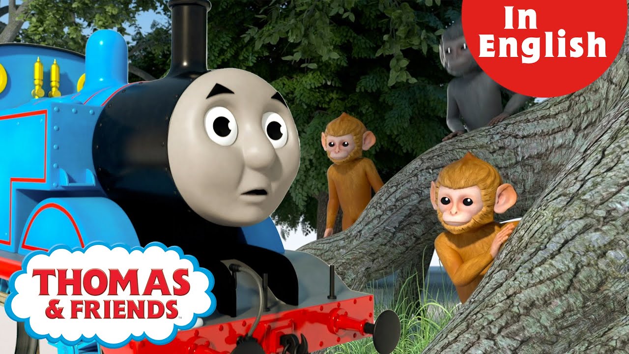 Kereta Thomas & Friends | Thomas and the Monkeys | Kereta Api | Animasi ...