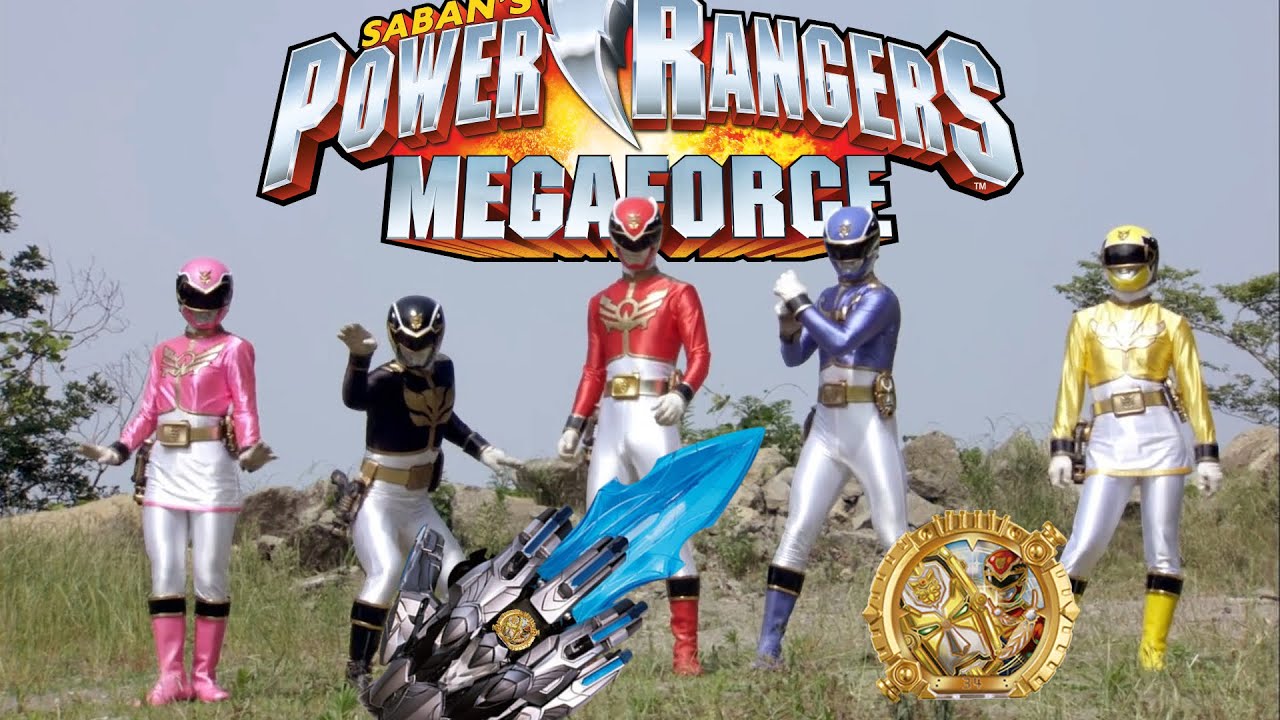 Megaforce Red Ranger Goseiger Tega Sword Silver Ranger Ring - YouTube