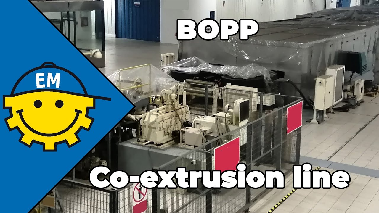 DMT BOPP | 3-layer co-extruder - YouTube