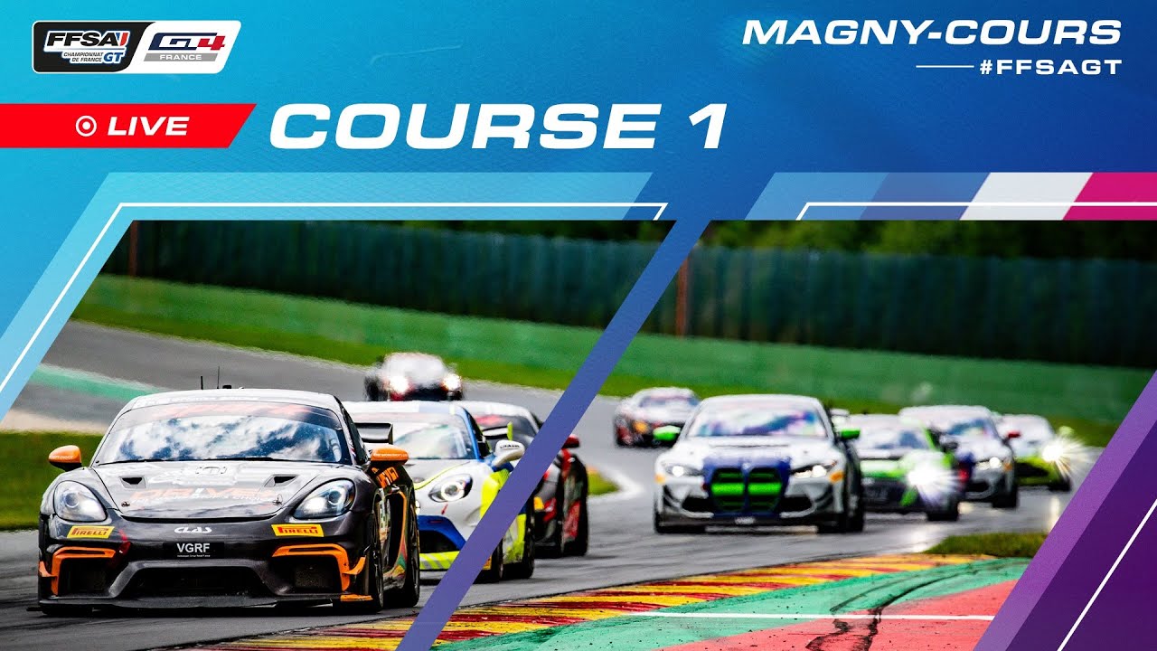 Championnat de France FFSA GT – Magny-Cours – Course 1 - YouTube