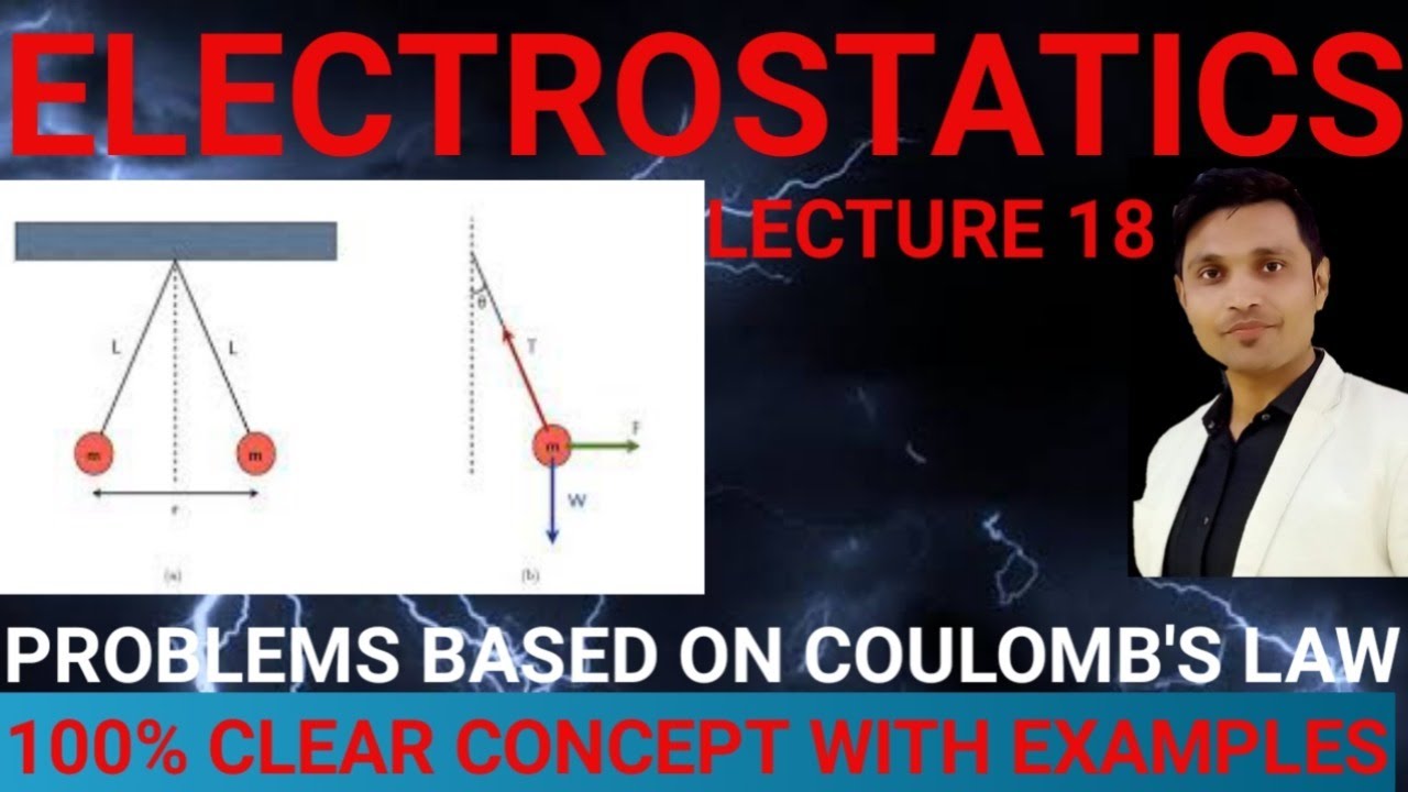 ELECTROSTATICS/PROBLEMS BASED ON COULOMB'S LAW - YouTube