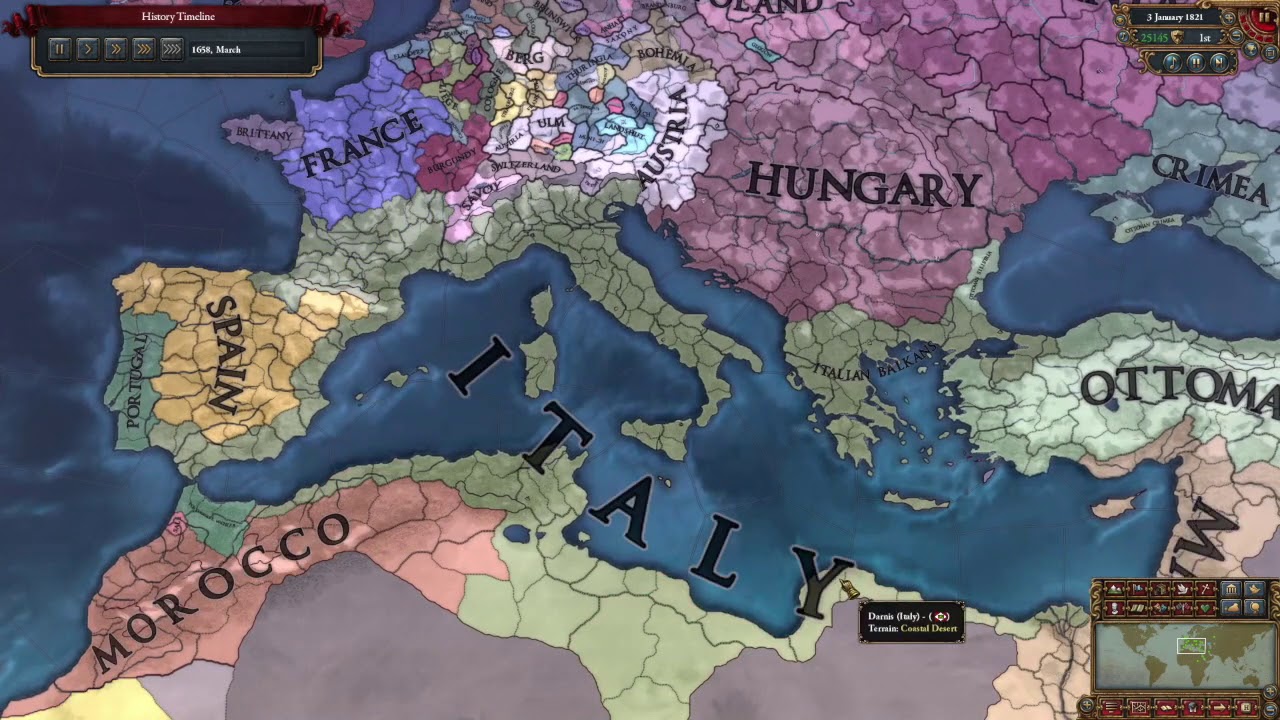 EU4 Milan's Roman Empire dream - YouTube