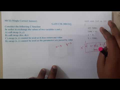 GATE CSE 2004 Q 2 || C PROGRAMMING ||Data Structure || GATE Insights Version: CSE - YouTube