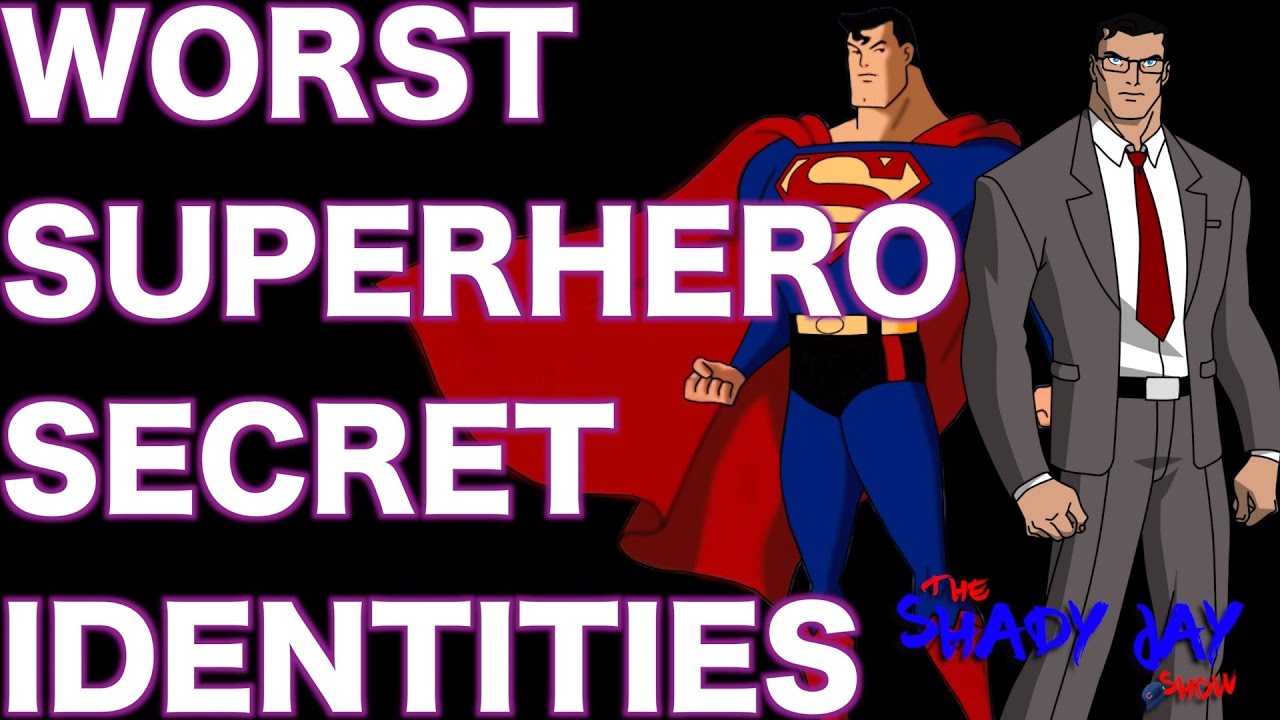 Top 5 Worst Superhero Secret Identities - Top 5 Friday - YouTube