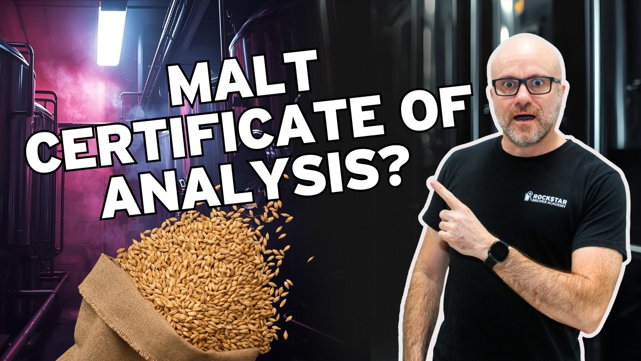 The SECRET to PERFECT BEER! How a MALT CERTIFICATE of Analysis Can Help ...