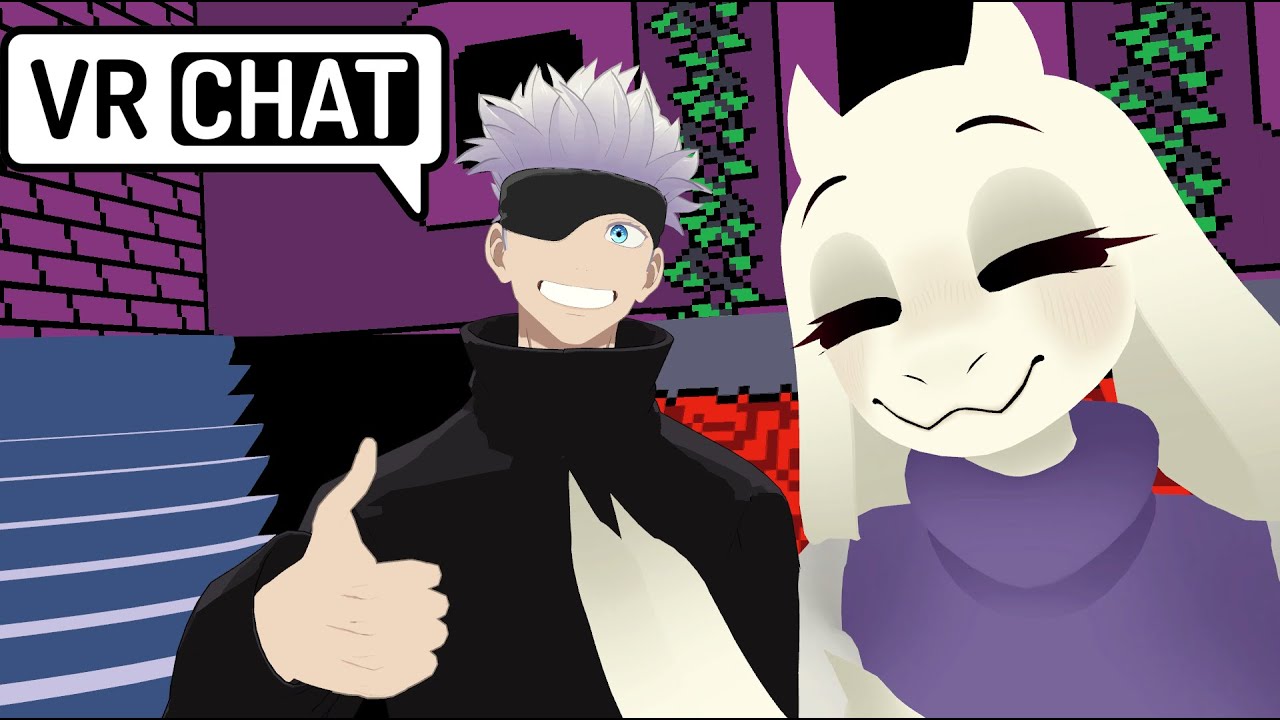 Satoru Gojo in Undertale (Jujutsu Kaisen VRChat) - YouTube