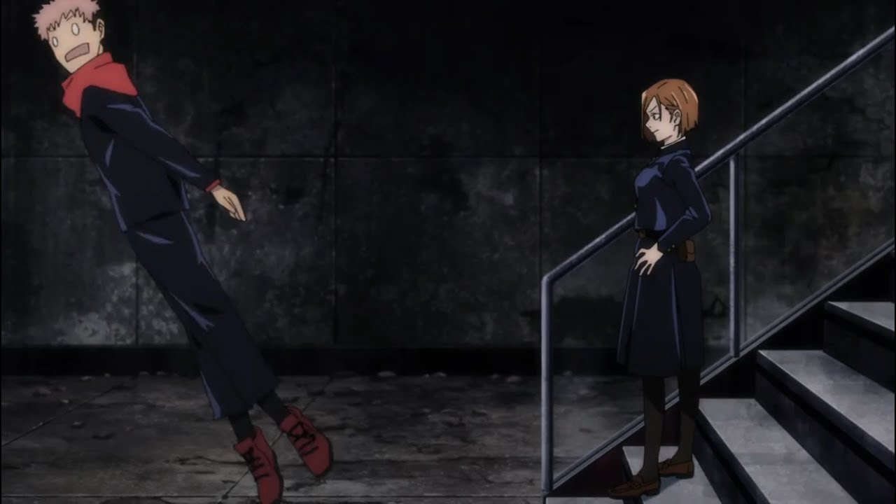 Nobara and Itadori First Mission | Kugishaki Kicks Yuji | Jujutsu ...