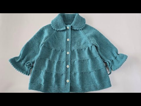 VİTRİN MODELİ GİBİ! 🧶 En Yeni Bebe Yaka Hırka Anlatımı