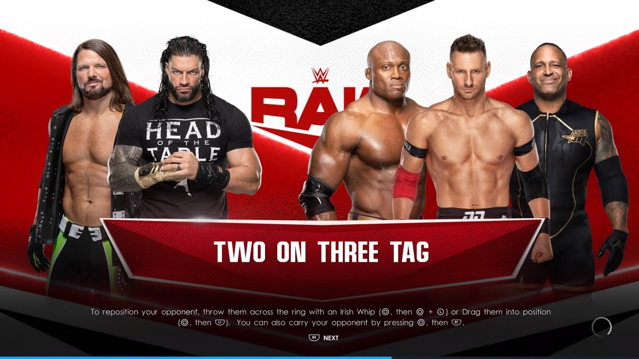 WWE RAW ..TWO ON THREE TAG TEAM 💪 FULL MATCH - YouTube