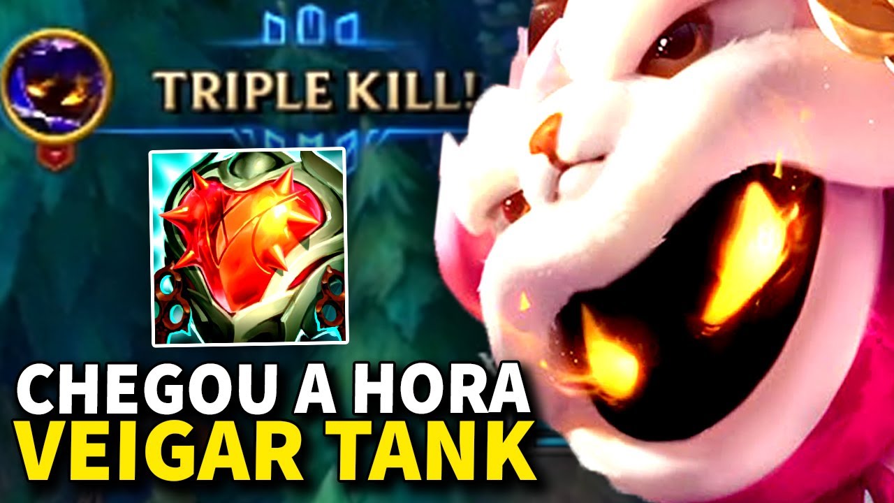 VEIGAR TANK NOVOS ITENS É A NOVA BUILD DO MOMENTO | VEIGAR NOVO ITEM ...