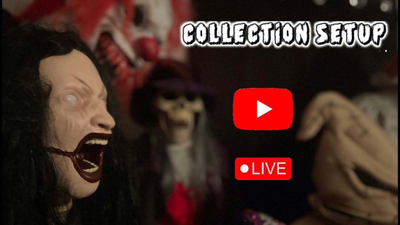 Animatronic Collection Setup Stream!!! | Nightmare Harvester, Lurching ...